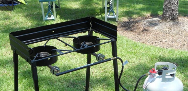 Heavy Duty Double Burner Outdoor Cooker - Metal Fusion, Inc.