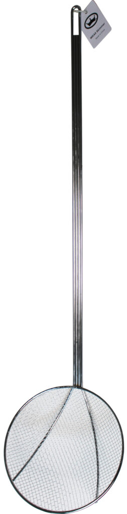 20" Chrome-plated Skimmer with 6" bowl - Metal Fusion, Inc.